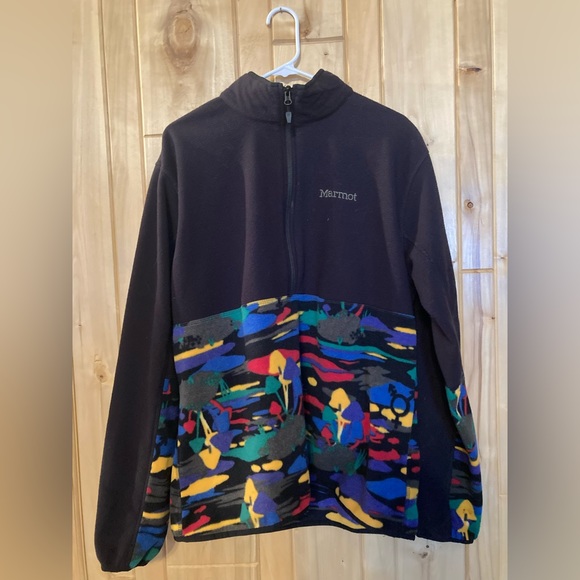 Marmot | Sweaters | Marmot Rocklin Half Zip Fleece Sweater Mens Size L ...